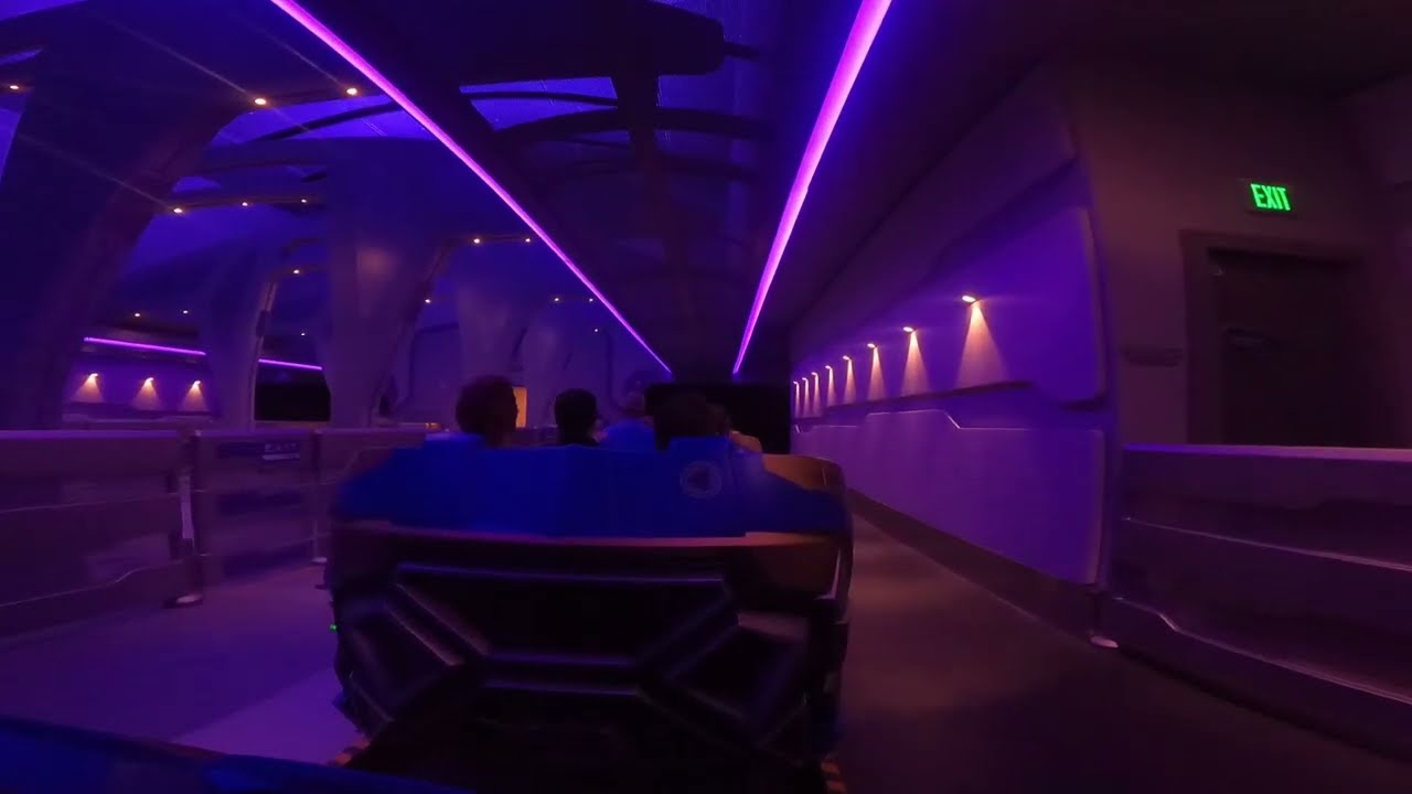 Guardians of the Galaxy: Cosmic Rewind, Queue and Ride (Low Light) POV ...