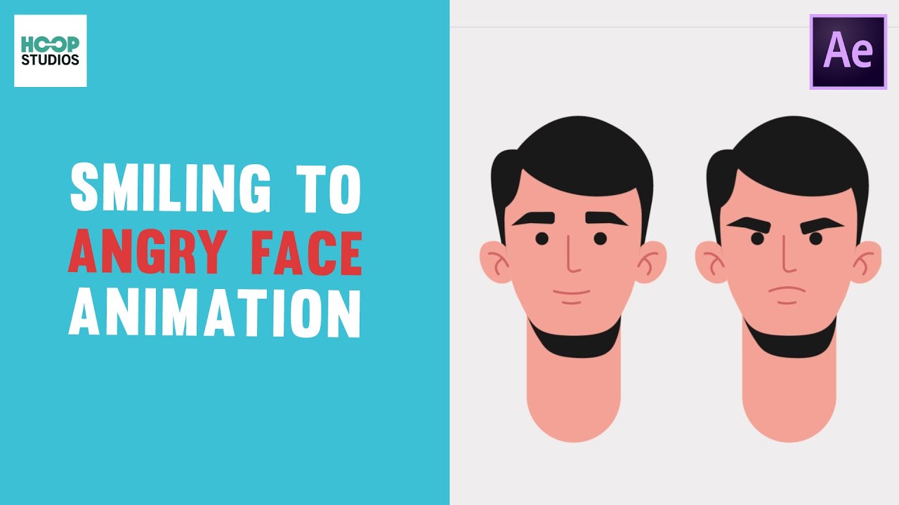 Smiling to Angry Face Animation | After Effects Tutorial ( Without ...