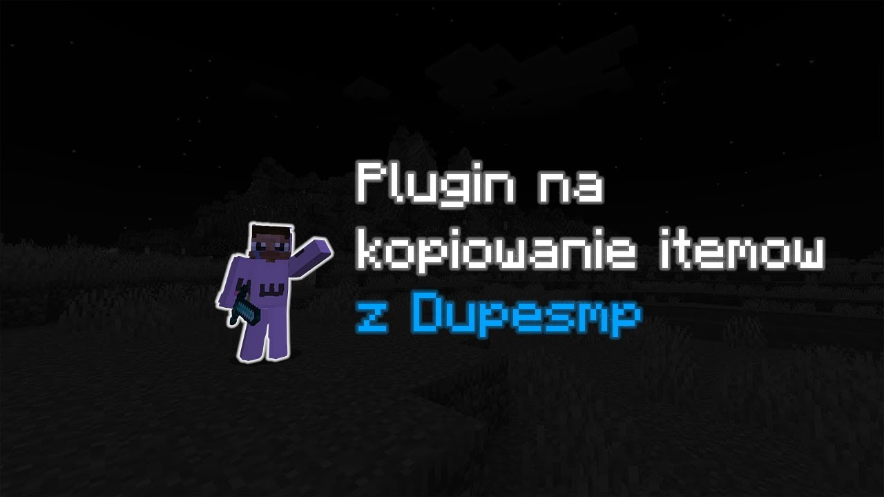 Plugin na kopiowanie itemow jak z DupeSMP [1.19+] [DISCORD] - YouTube