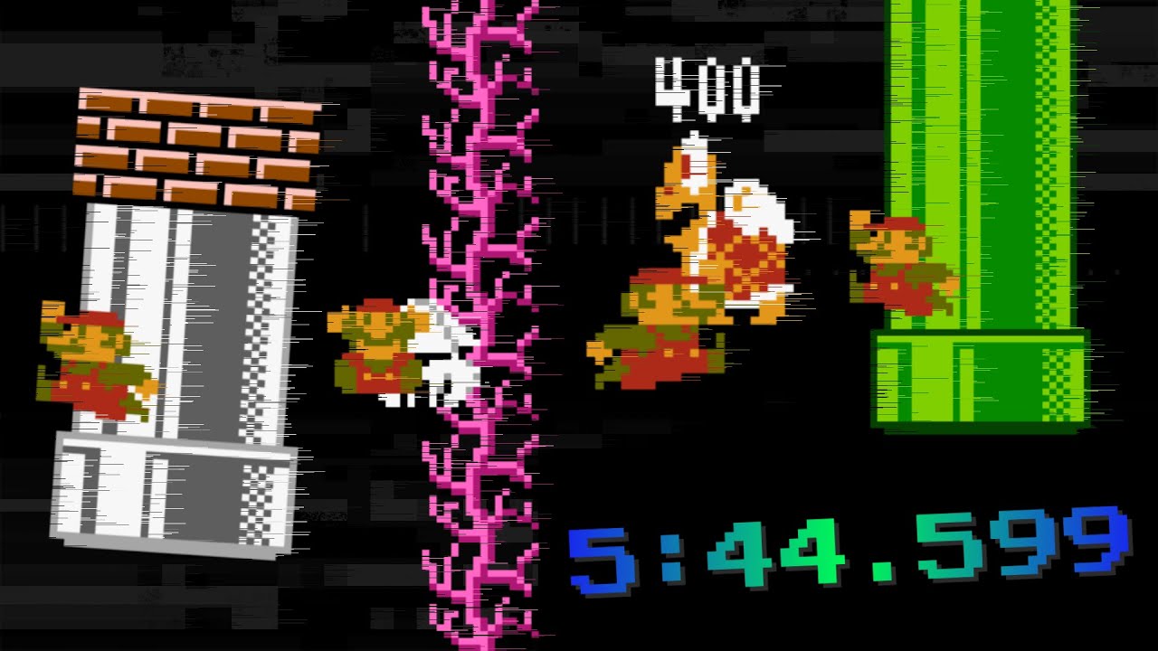Super Mario Bros.: The Lost Levels Crash in 5:44.599 (without loads ...