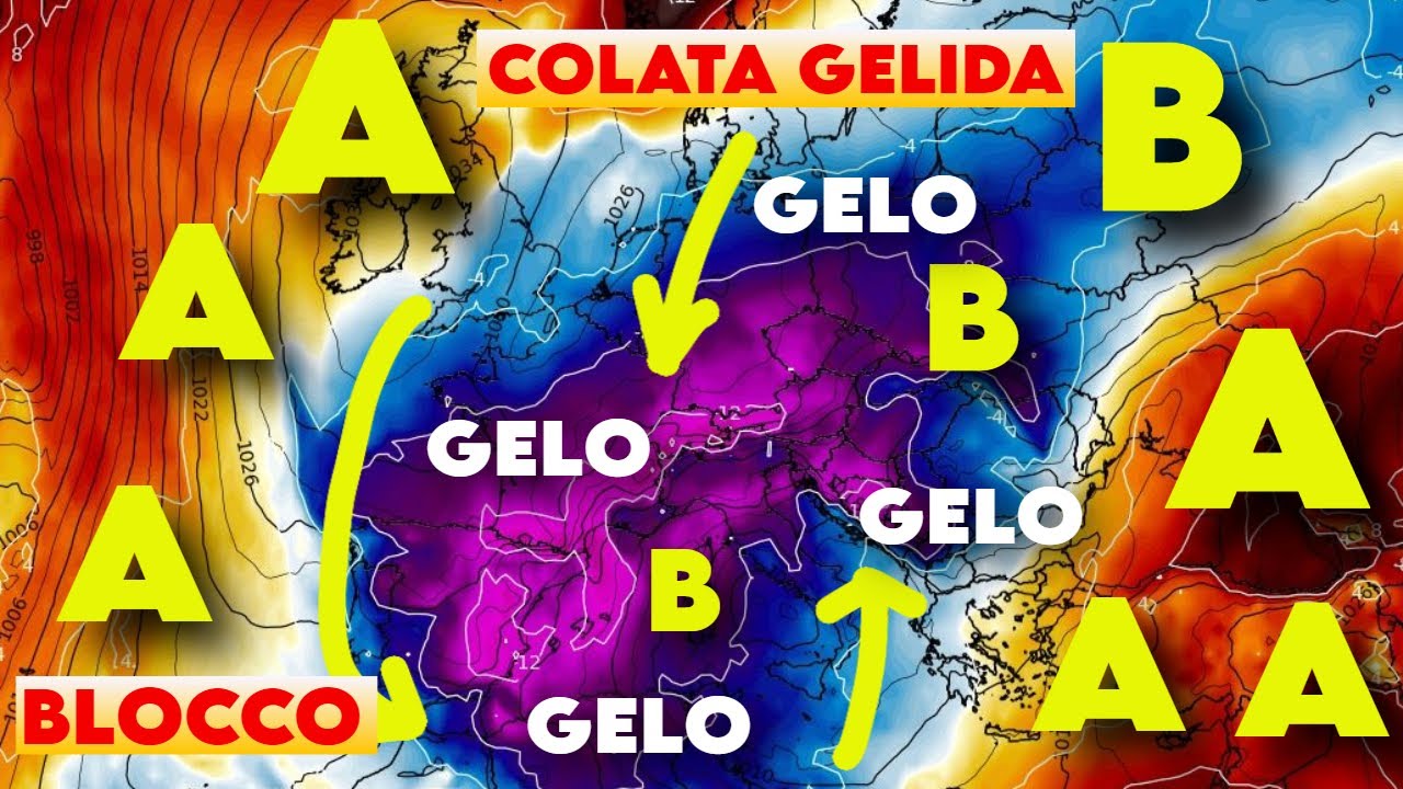 METEO- BOMBA METEOROLOGICA: SUPER GELO IN ITALIA CON NEVE ...