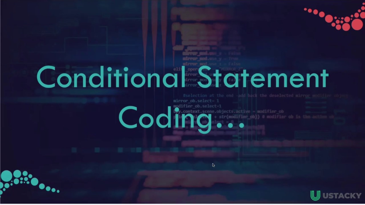 10/67 - Conditional Statements Coding - YouTube