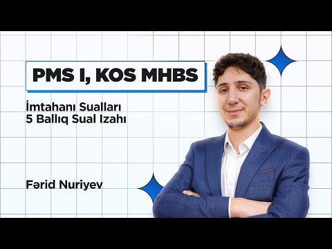 PMS (Peşəkar Mühasib Sertifikatı) İmtahanı sualları I 5 ballıq sual izahı | Fərid Nuriyev