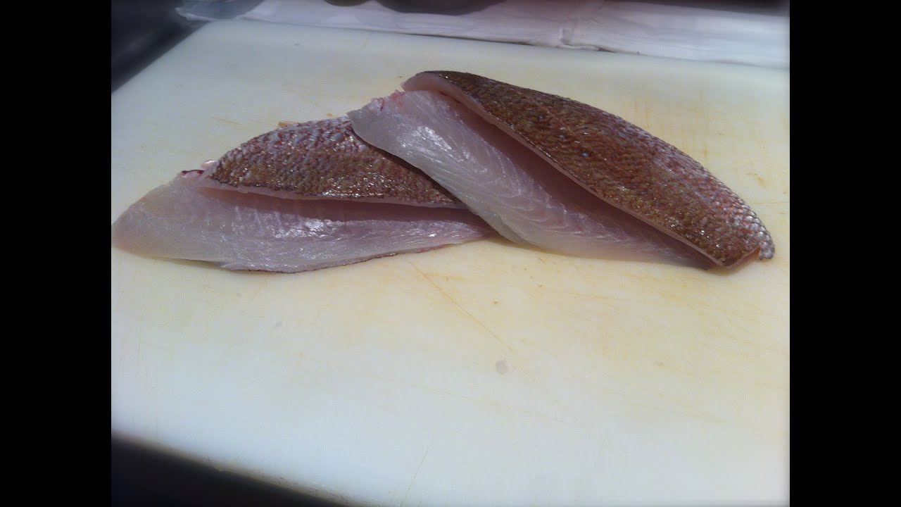 Filet Snapper/Madai like a professional - YouTube