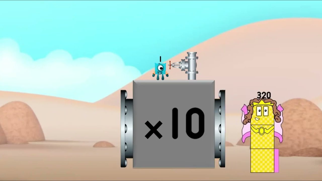 Cartoonblocks machine multiplication 2 - YouTube