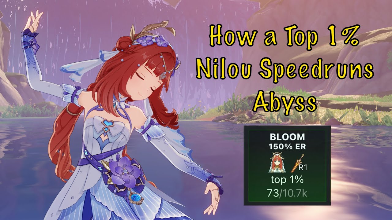 C2 Nilou 82s 4.7/4.8 Top Half Continuous Speedrun | Genshin Impact ...