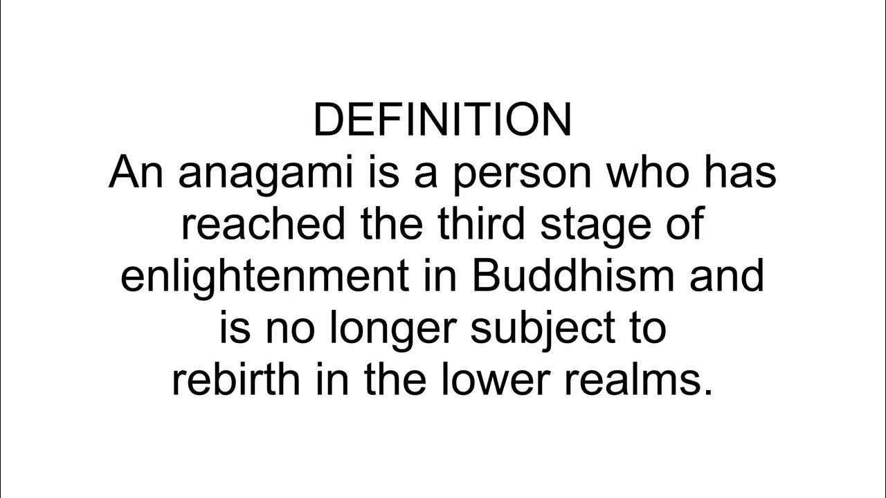 What Is Anagami? | Anagami Definition | Anagami Word Meaning - YouTube