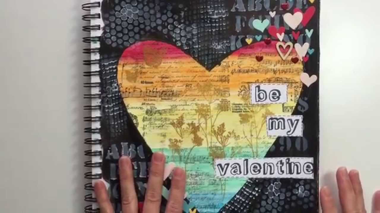 CTS Art Journal Challenge Feb 2015 - YouTube