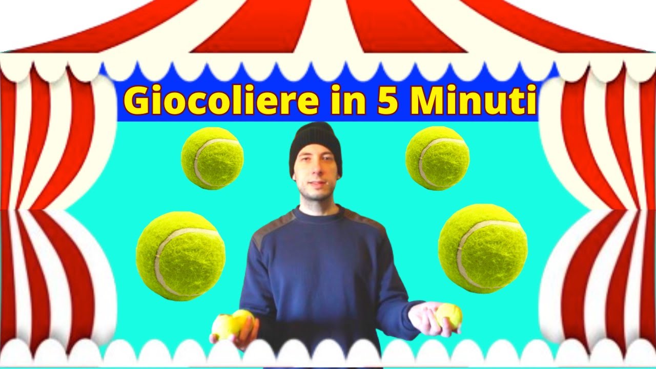 Come fare il Giocoliere con 3 Palline da Tennis (Tutorial 5 minuti ...