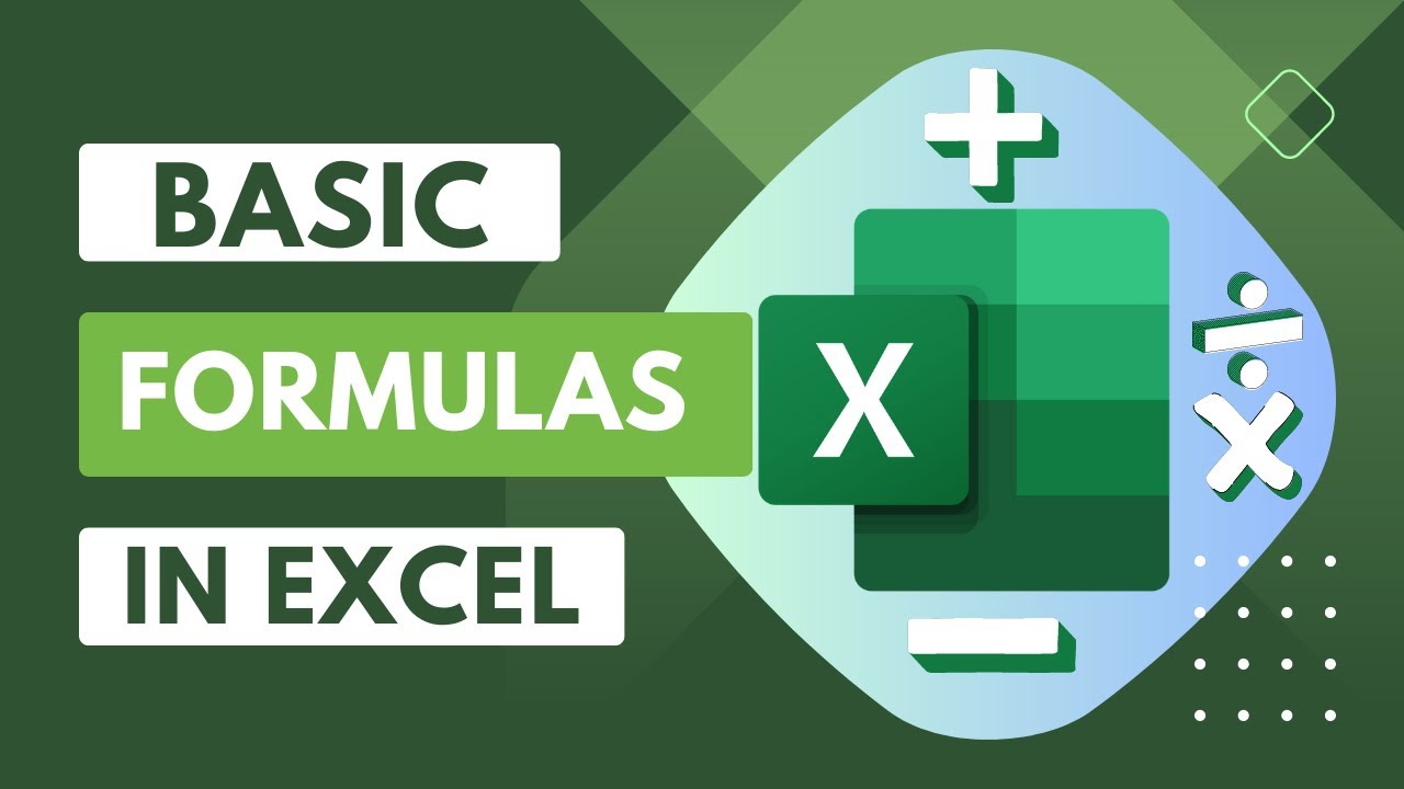 Basic Formulas In Excel Sum Subtraction Multiplication And Division Basic Formulas In Excel Sum Subtraction Multiplication And Division