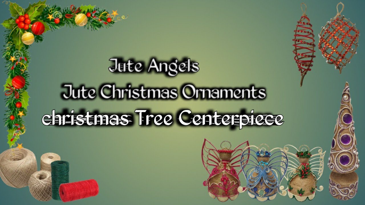 3D Jute Christmas Ornaments ,Jute Angels,Jute Christmas Tree ...