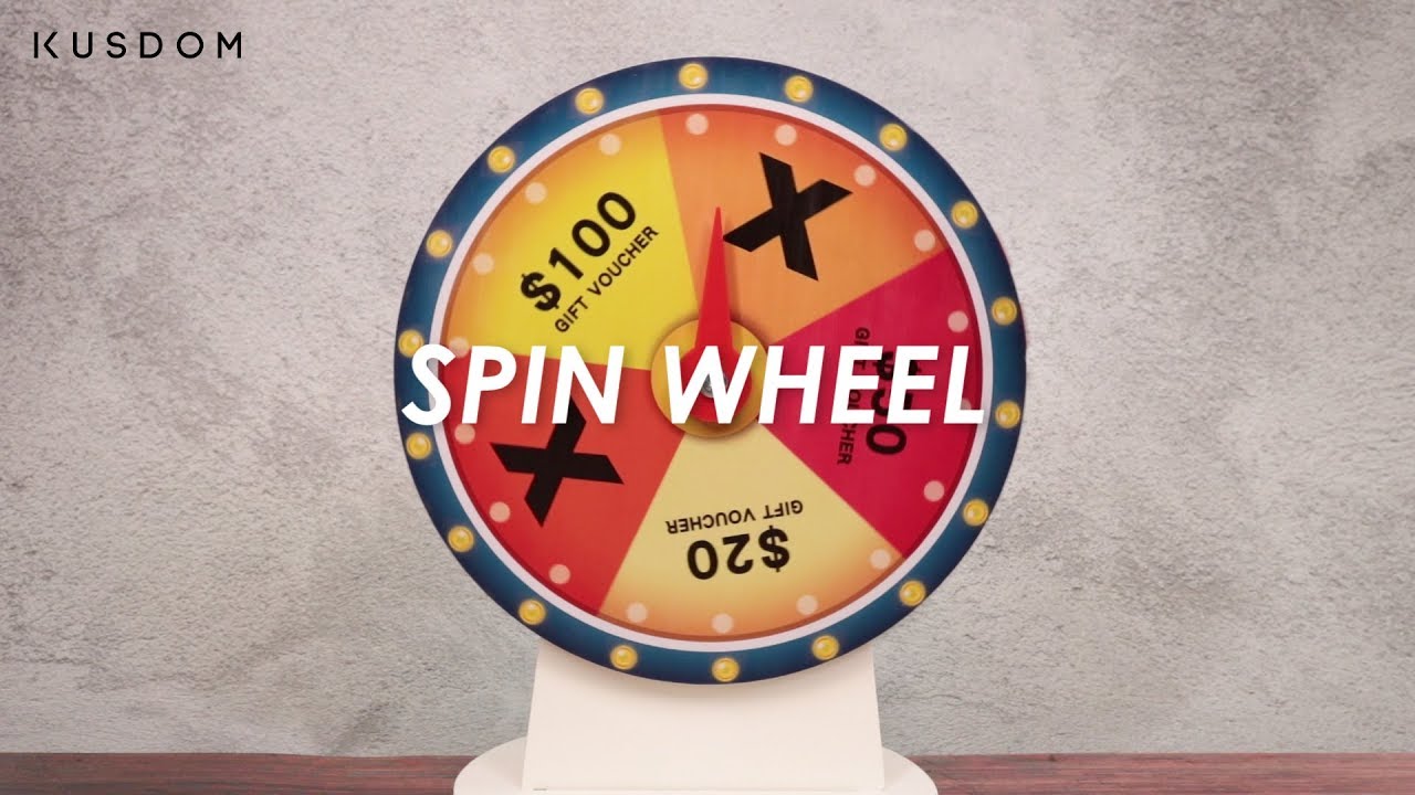 Spin Wheel - Design Your Own - YouTube