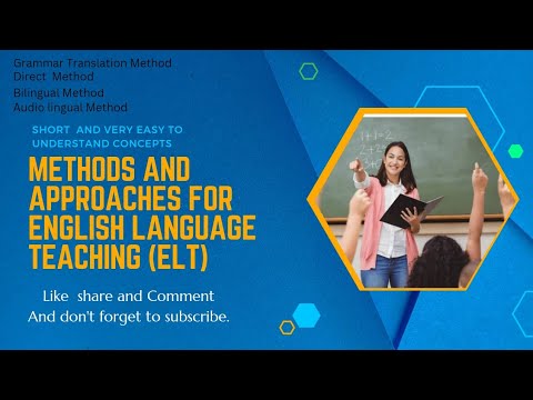 Methods and Approaches in English language Teaching ( ELT).ELT in ...