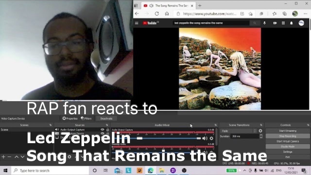 RAP fan reacts to Led Zeppelin - The Song Remains The Same - YouTube