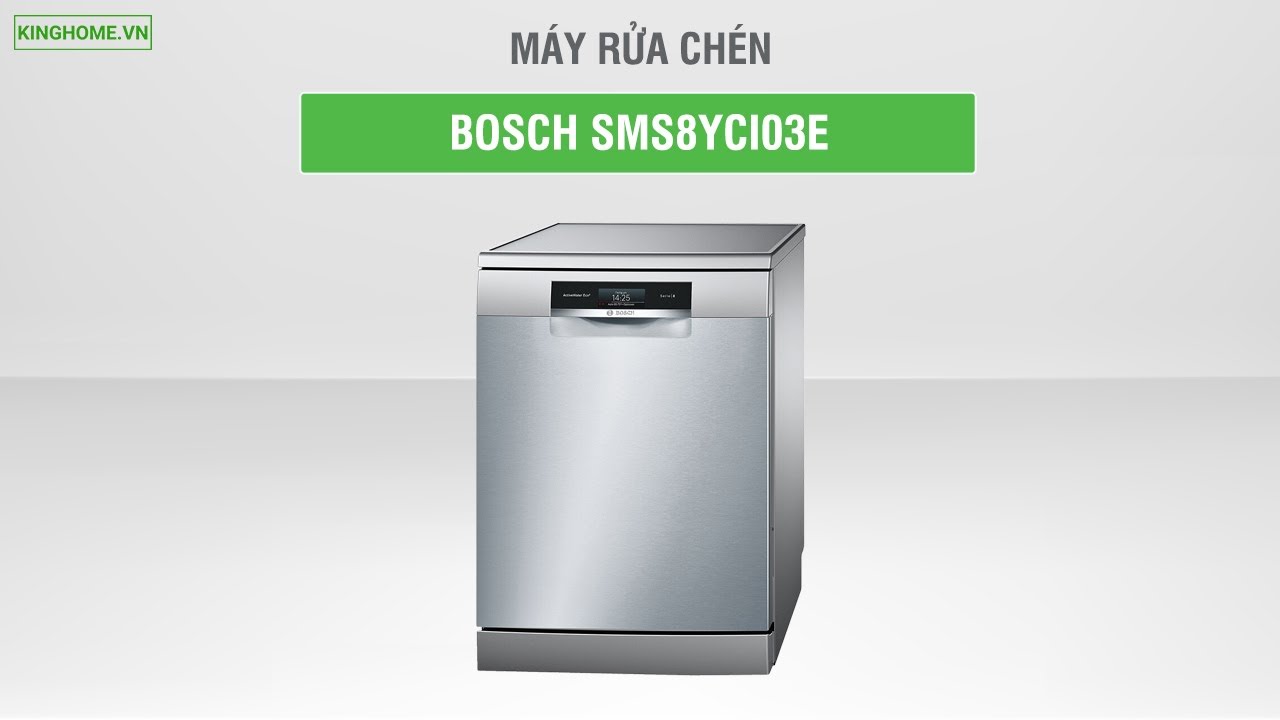 Bosch SMS8YCI03E: Máy rửa chén độc lập Series 8, nhập khẩu Đức(Germany ...