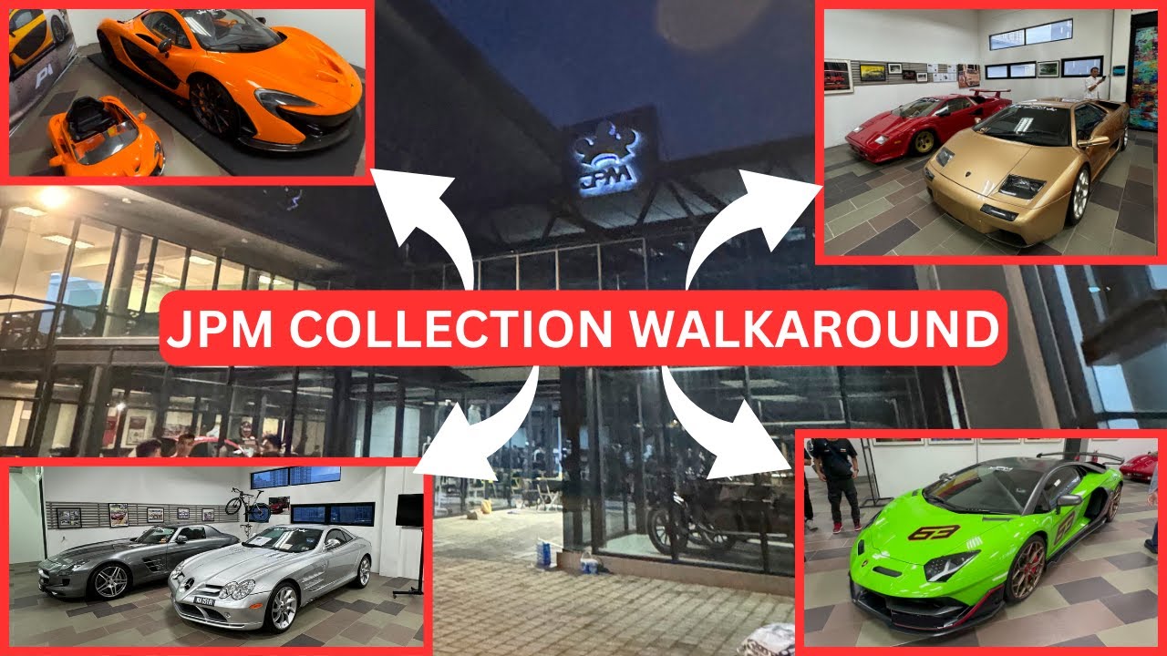 JPM COLLECTION PRIVATE GARAGE TOUR┃SVJ 63, SLR, Countach, McLaren P1 ...