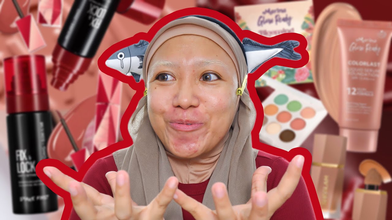 #MaBar 🇮🇩 Ep.21 - OMG Setting Spray, Lip Vinyl, Marina Foundation ...