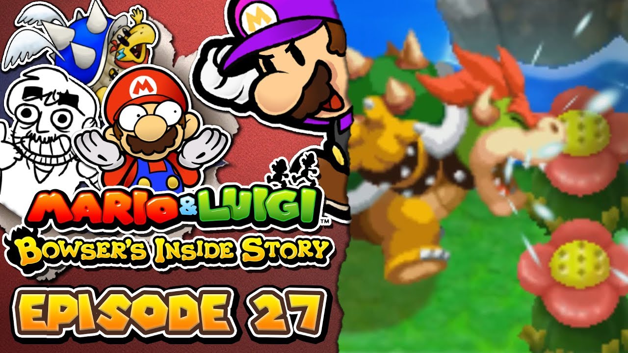 Mario & Luigi: Bowser's Inside Story 3DS [27] "Bowser's Sneeze-side ...