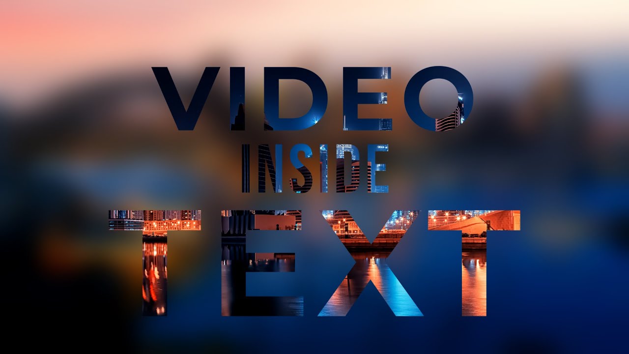Video Inside Text Effect in DaVinci Resolve (Beginner Friendly Tutorial ...