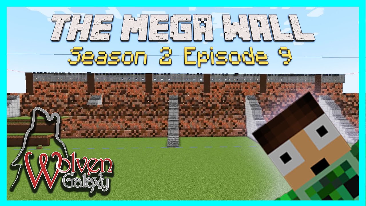 Starting the Mega Wall | Wolven Galaxy SMP | Season 2: Episode 9 - YouTube