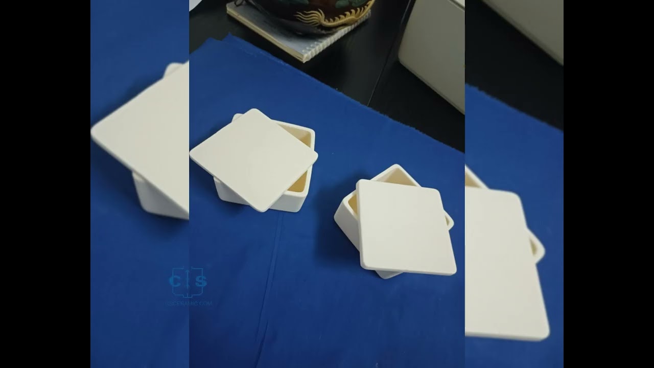 Square & Rectangle Alumina Ceramic Boat Crucible - YouTube