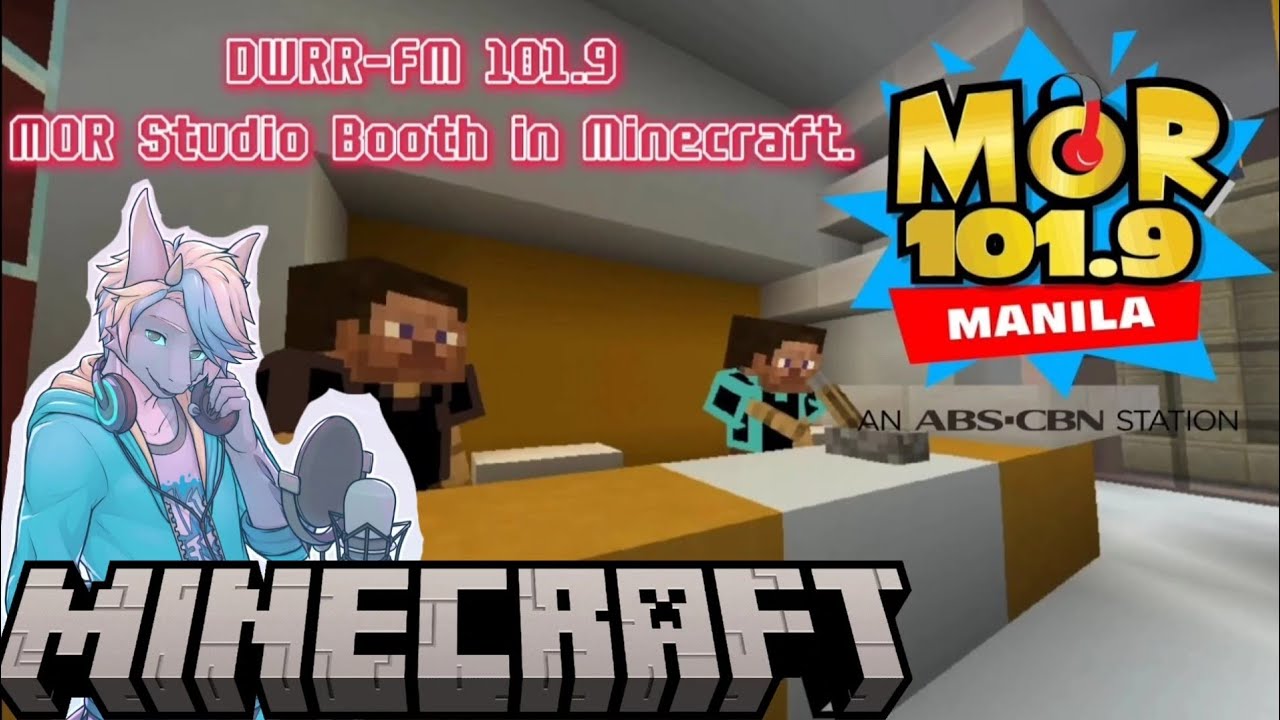ABS-CBN DWRR-FM MOR 101.9 Studio Booth in Minecraft. [1080p] - YouTube