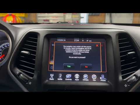 UCONNECT 8.4 HOW TO UPDATE MAPS EASY WAY