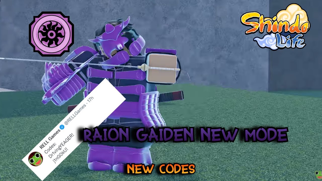 [4 NEW CODES ]RAION GAIDEN NEW MODE IN SHINDO LIFE - YouTube