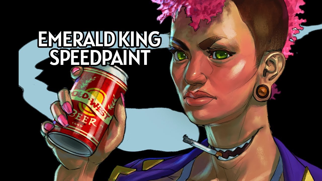Original Character : Emerald King - Speedpaint - YouTube