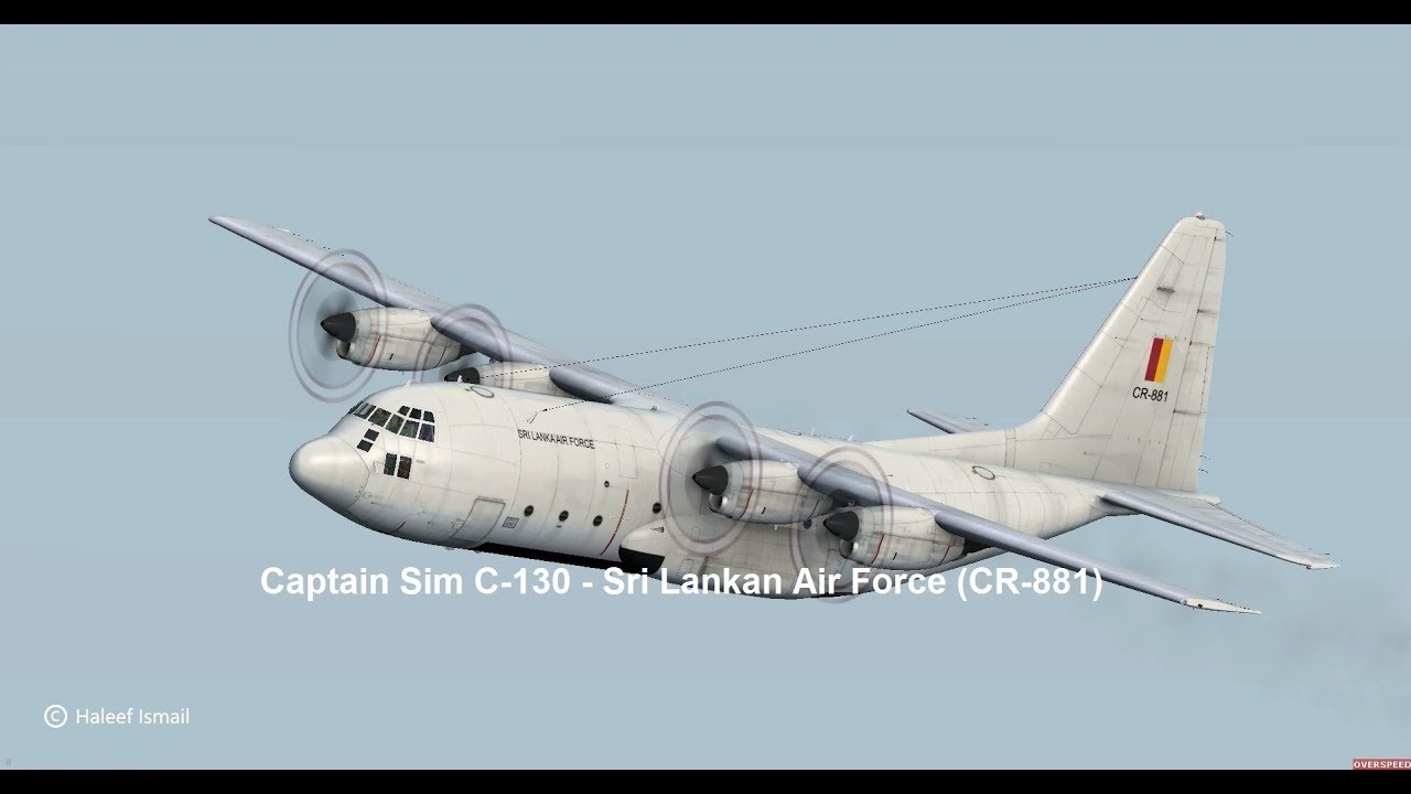 FSX Captain Sim - Sri Lankan Air Force C-130 - YouTube