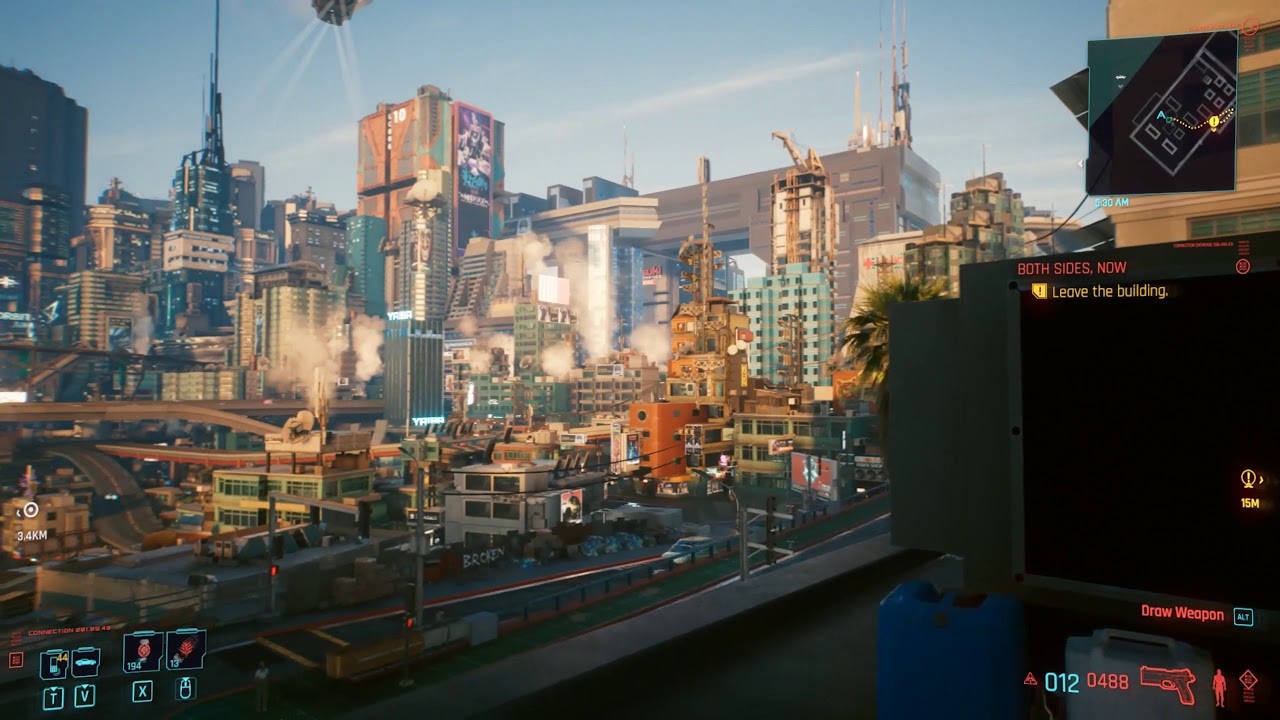 Cyberpunk - Night City Panorama At Sunrise - YouTube