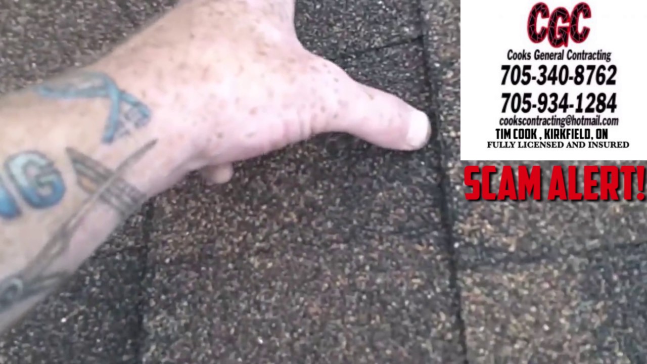 Cooks General Contracting Kirkfield / CGC Contracting Roofing SCAM ...