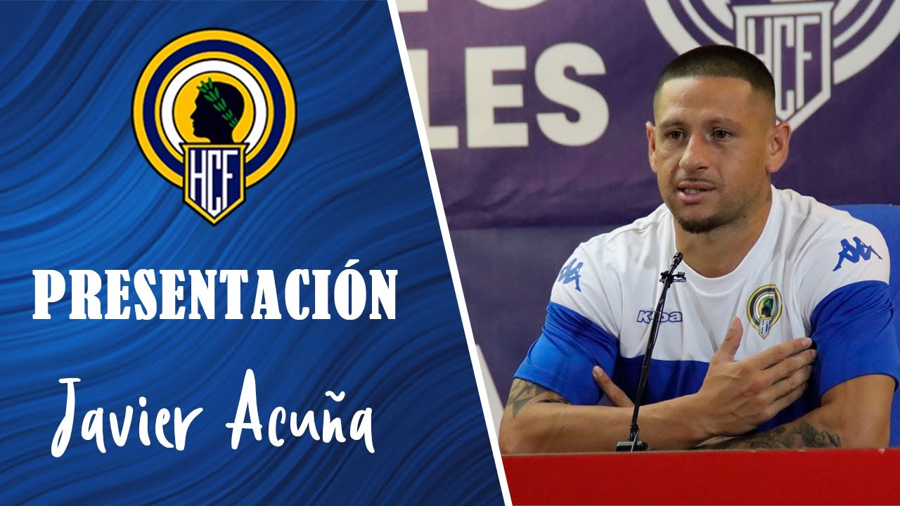Presentación de Javier Acuña como nuevo jugador del Hércules - YouTube