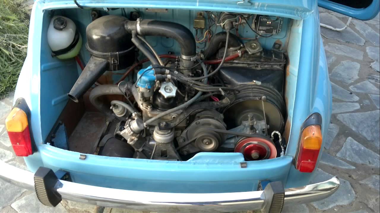 Motor Fiat 600S 850cc, pidiendo rutear!! Pal sur!! - YouTube