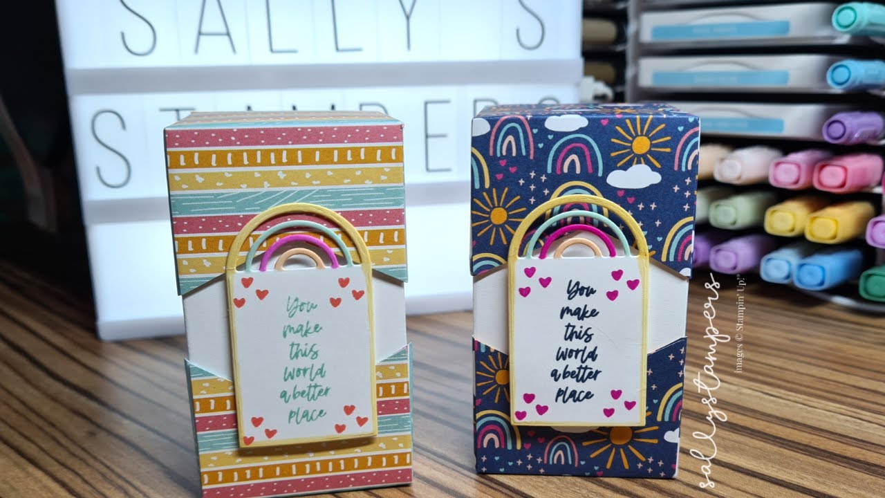 How To Make A Rainbows Box - YouTube