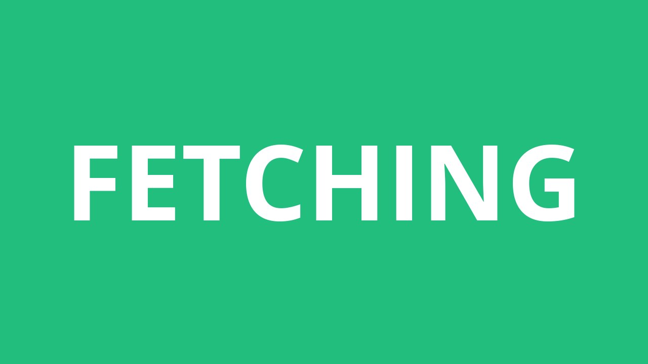 How To Pronounce Fetching - Pronunciation Academy - YouTube