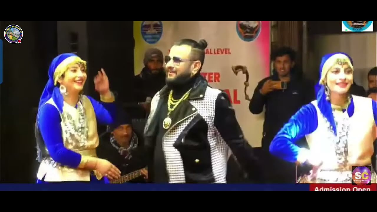 Nati King Kuldeep Sharma Live Show at Winter Carnival Manali - YouTube