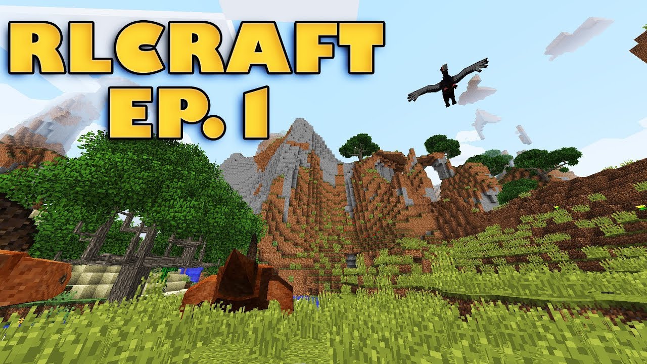 RLCraft vs Minecraft Noob | RLCraft Modpack Ep 1 - YouTube