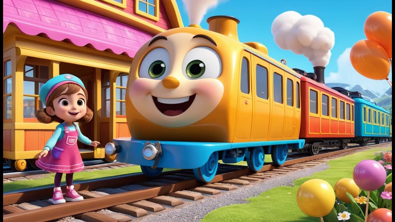 Pancake Train Goes Choo Choo | Fun Pancake Adventure Song for Kid ...