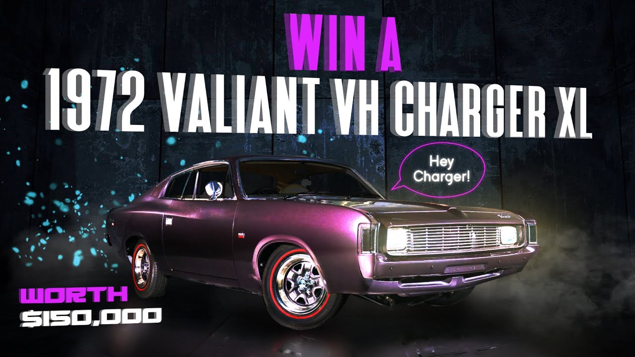 Win A 1972 Valiant VH Charger XL - YouTube