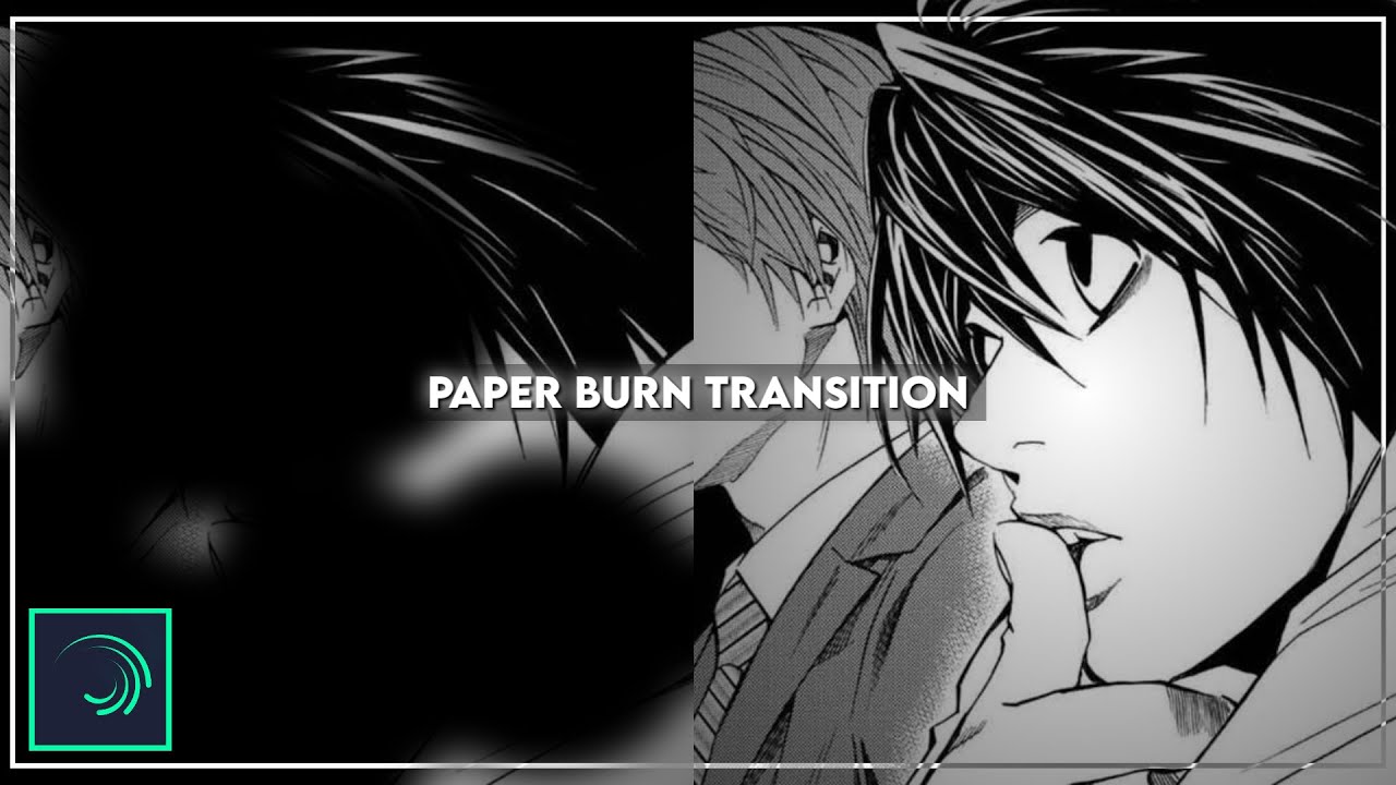 PAPER BURN Transition in Alight Motion - YouTube