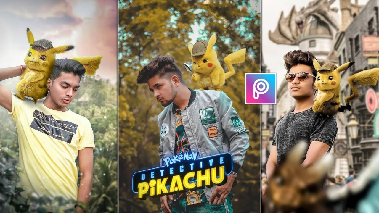 PicsArt Pikachu Photo Editing || Pokemon Photo Editing || AC EDITION 🔥 ...
