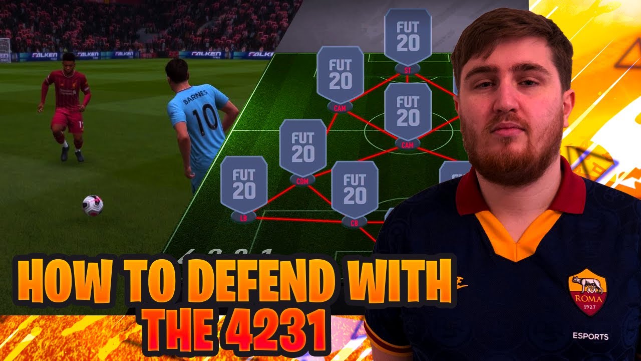 FIFA 20 HOW TO DEFEND WITH THE 4231! 4231 TACTICS + INSTRUCTIONS! FIFA ...