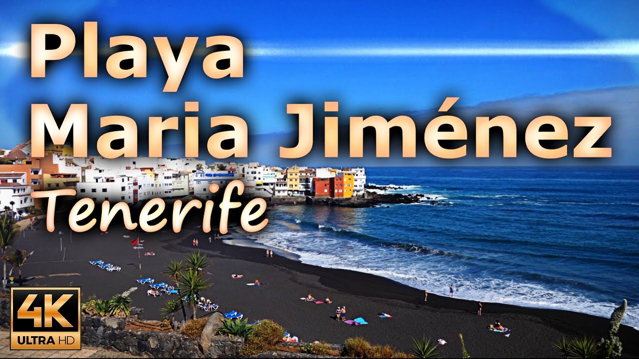 Playa Maria Jiménez, a beautiful beach in Puerto de la Cruz / Tenerife ...