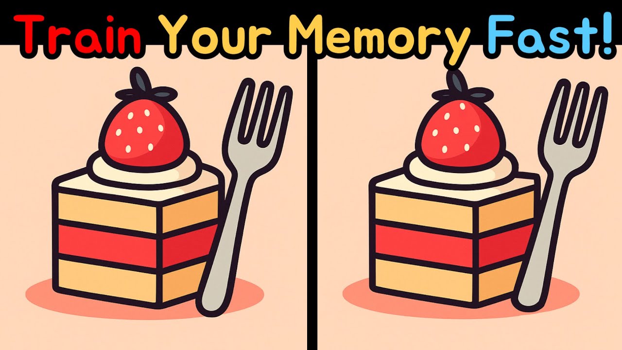 Spot The Difference: Train Your Memory Fast! [Find The Difference] - YouTube