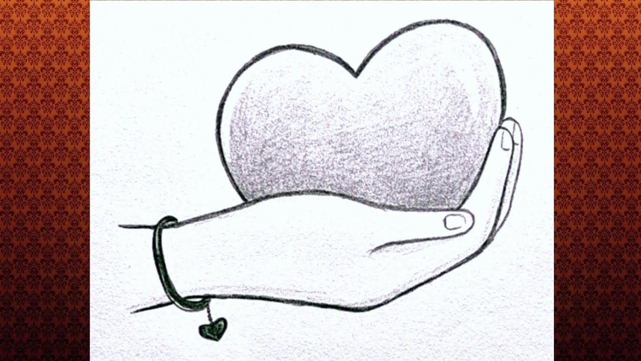 Corazon Dibujo A Lapiz