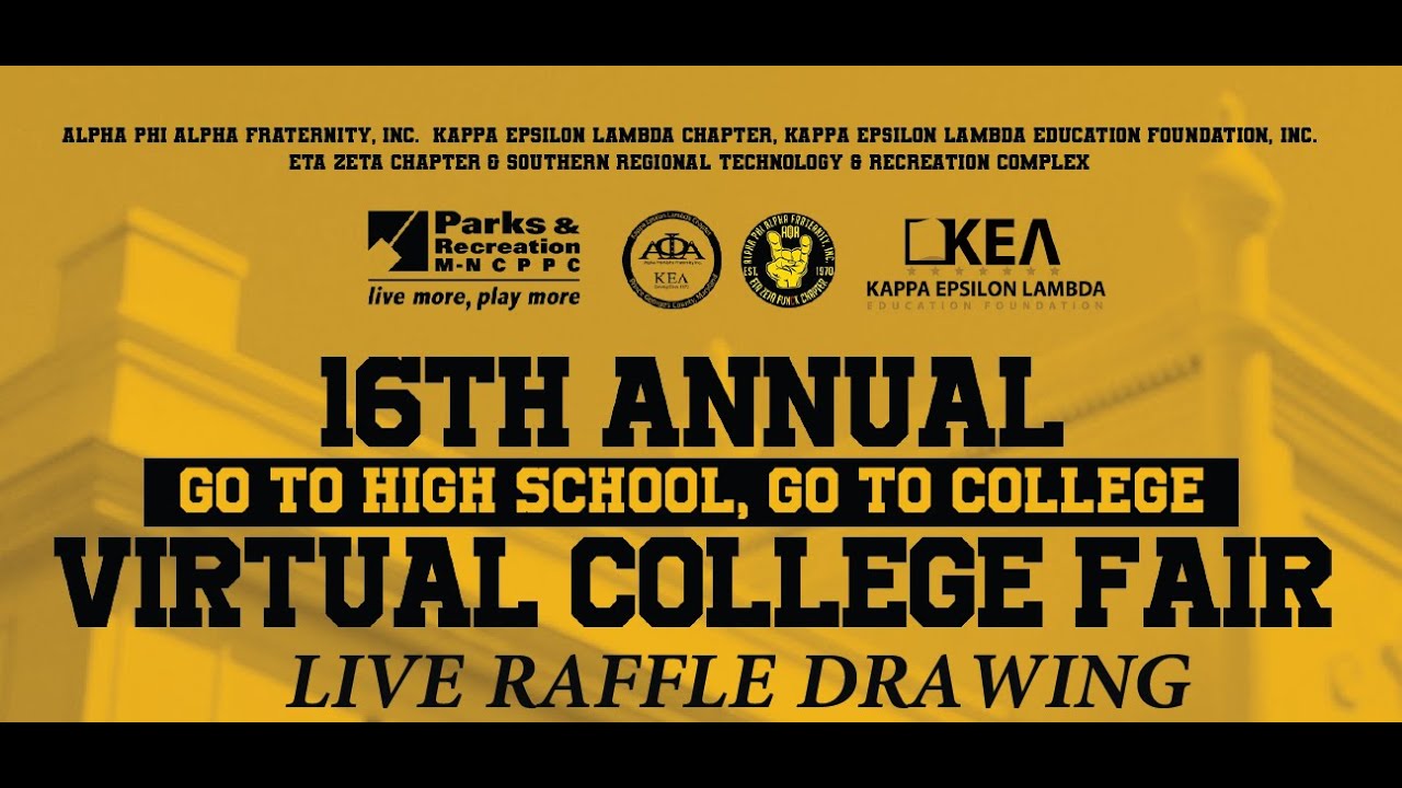 Virtual College Fair Live Drawing - YouTube