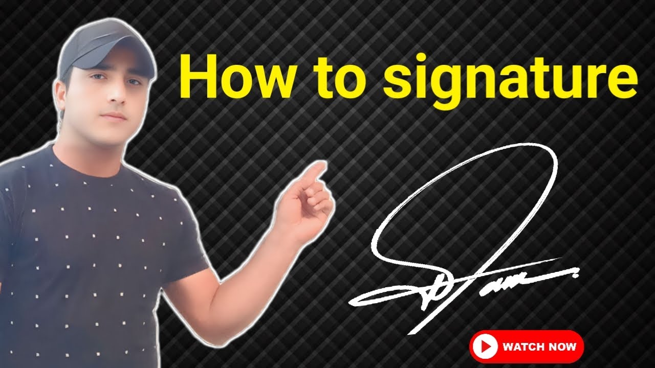 How to signature your name | How to sign | Signature style of my name ...