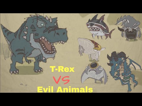 T-rex vs Evil Animals || Wild Tamer #156 || (Android,ios) Gameplay ...