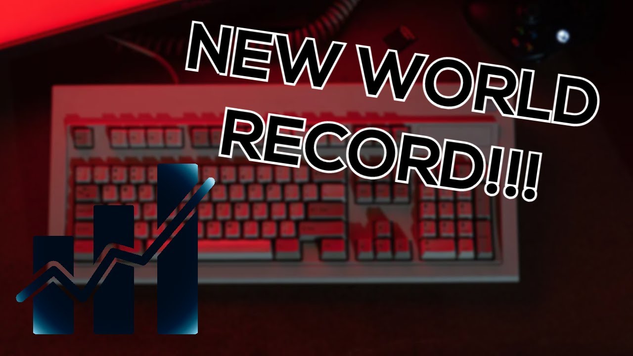 I Got the NEW TYPING WORLD RECORD!! - YouTube